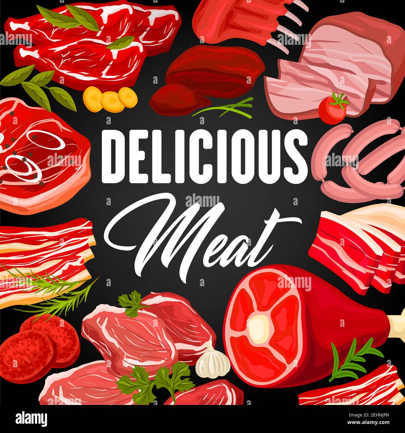 Beef filet Stock Vector Images - Alamy