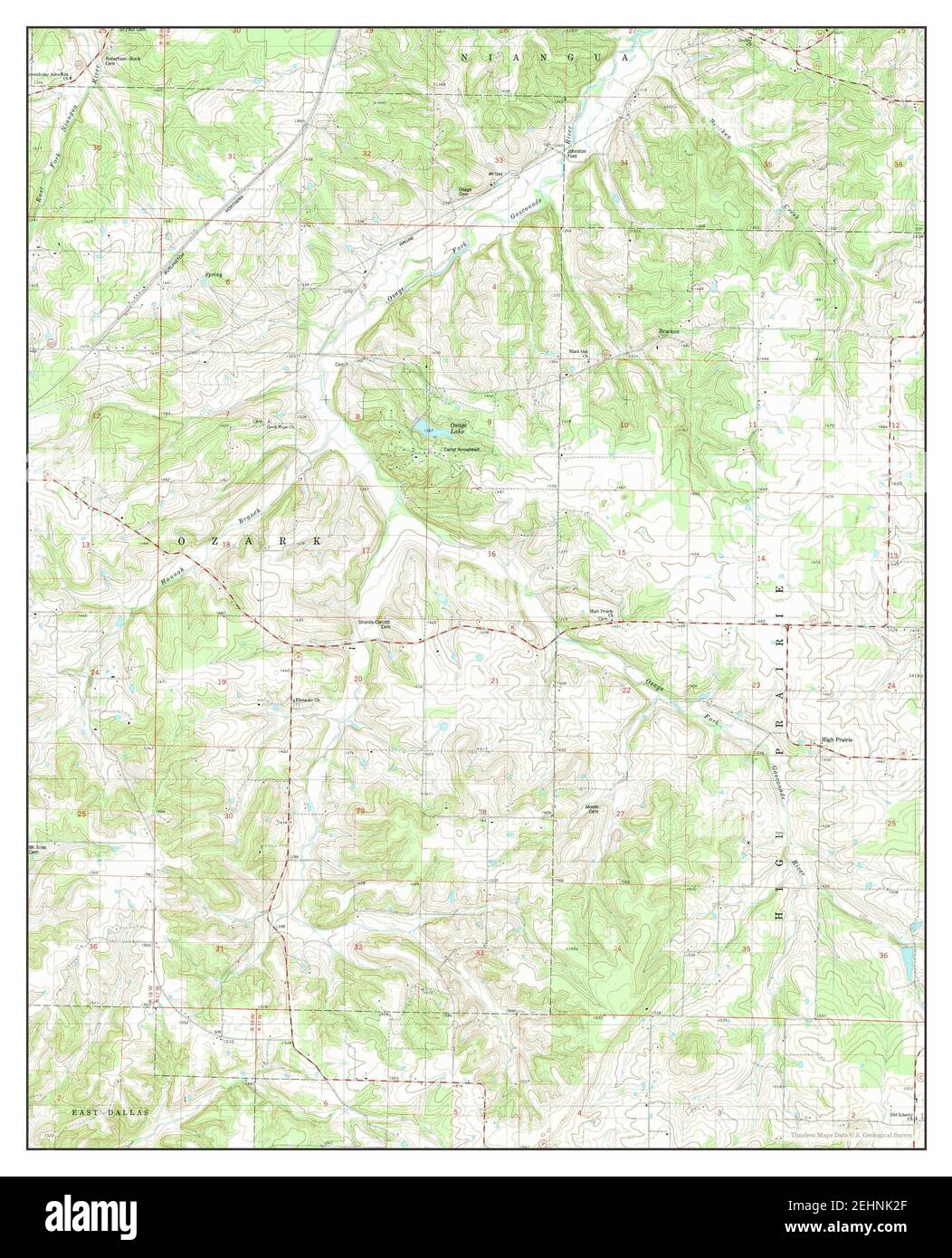 High Prairie, Missouri, map 1982, 1:24000, United States of America by ...