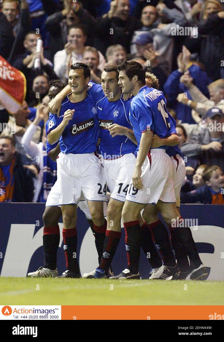 Soccer uefa champions league group rangers fc porto ibrox stadium hi ...