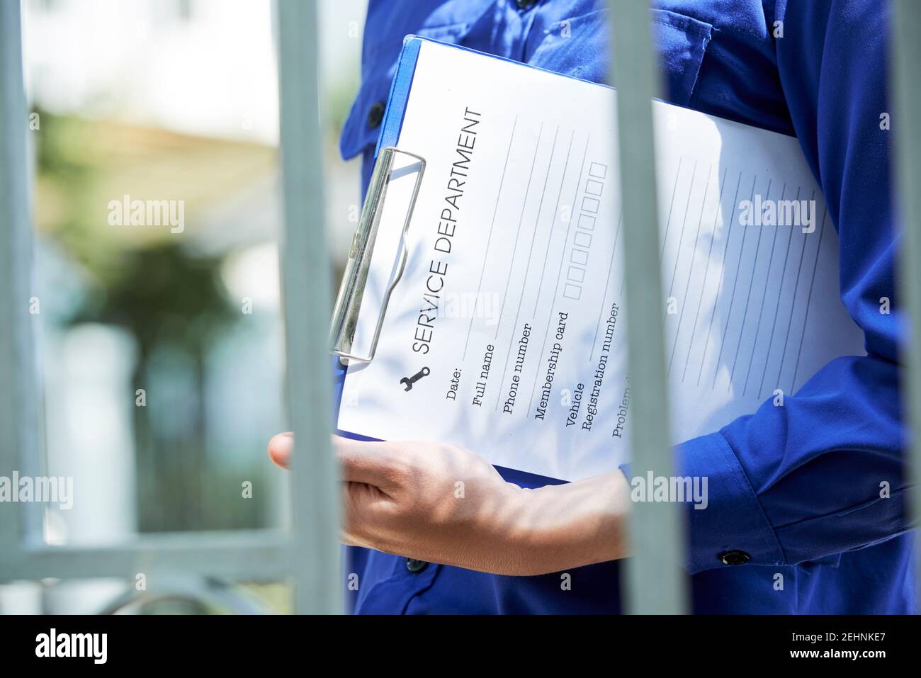 Service department agreement Stock Photo - Alamy