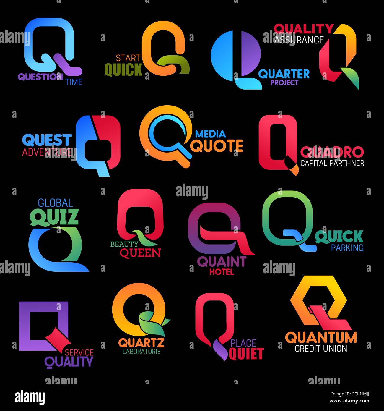 Q is for quartz hi-res stock photography and images - Alamy