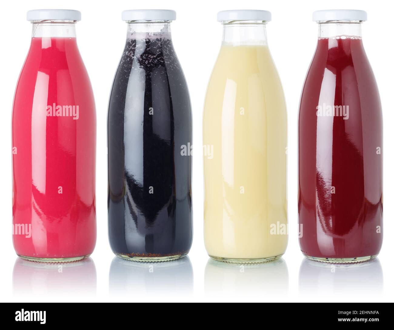 Collection of fruit smoothies fruits juice drink wild berries in a ...