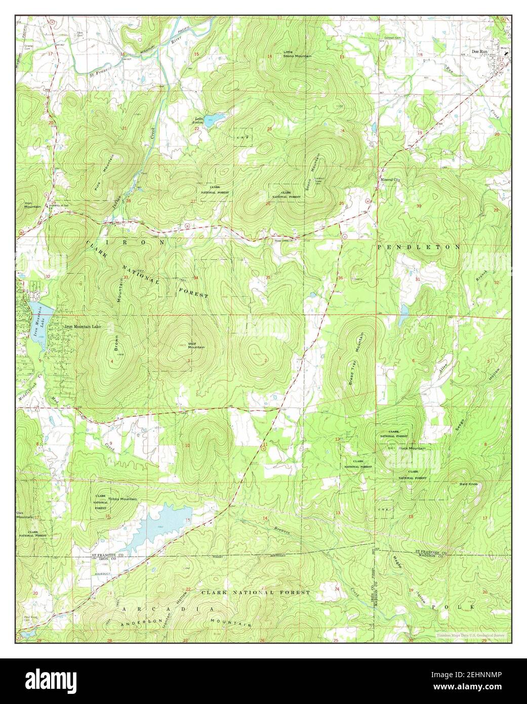 The iron mountain route Cut Out Stock Images & Pictures - Alamy