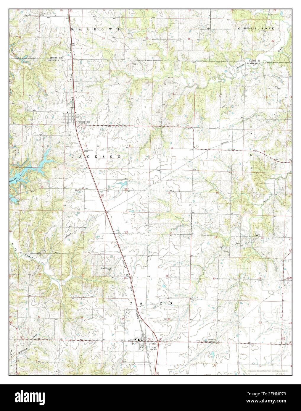 Jacksonville, Missouri, map 1971, 1:24000, United States of America by ...