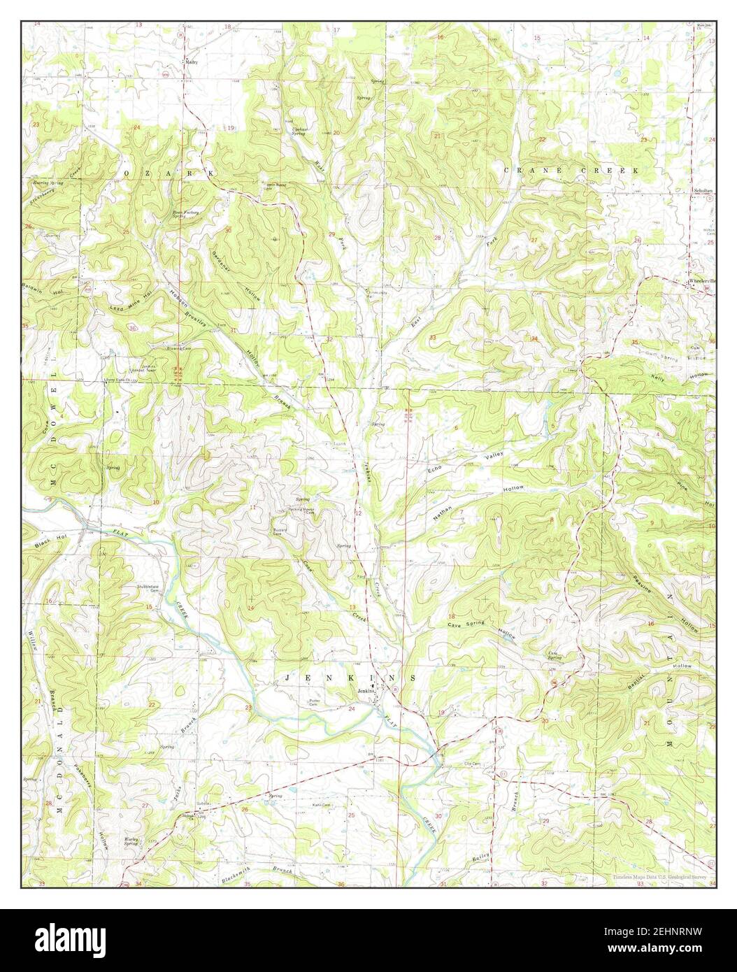 Map of jenkins missouri hi-res stock photography and images - Alamy