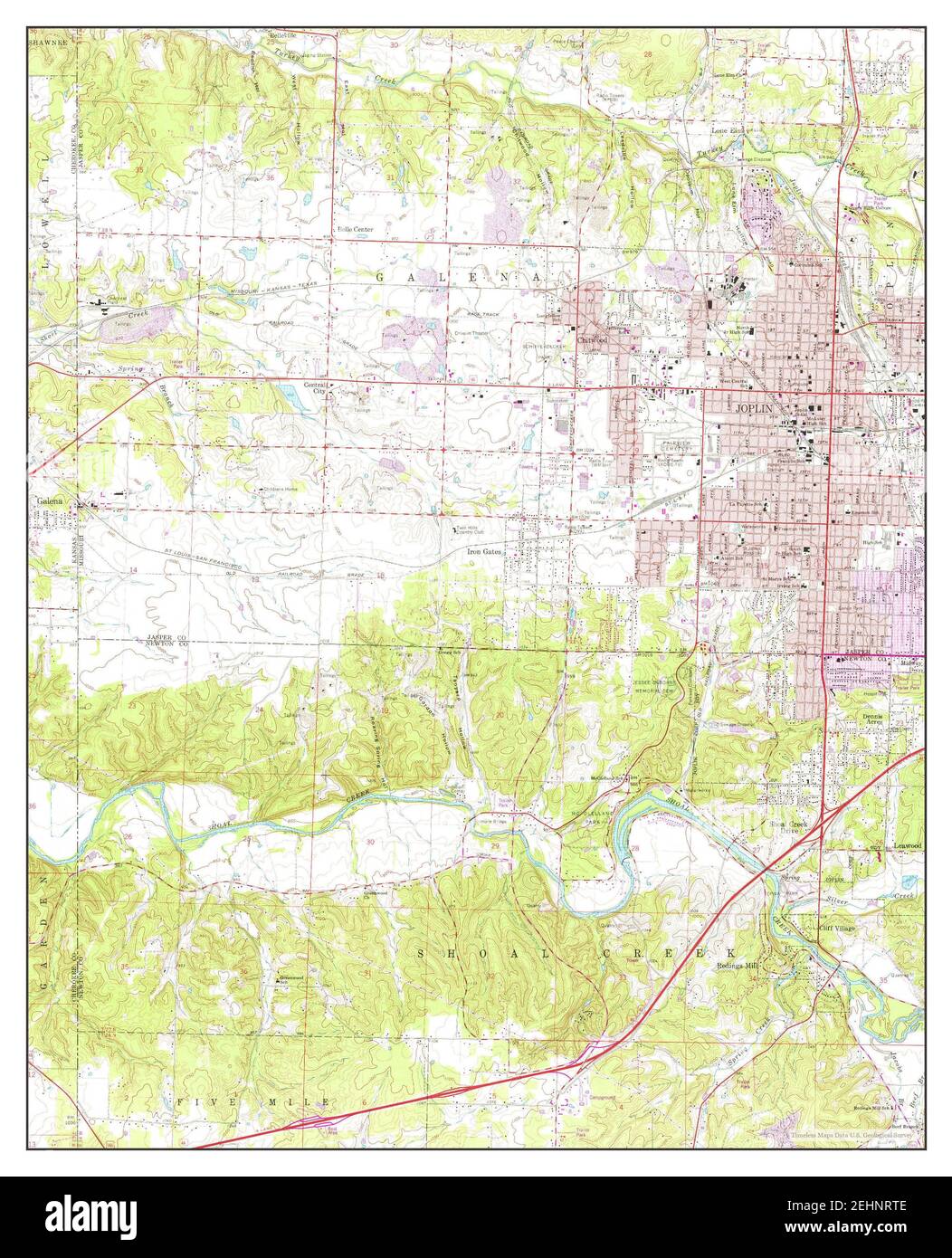 Joplin map hi-res stock photography and images - Alamy