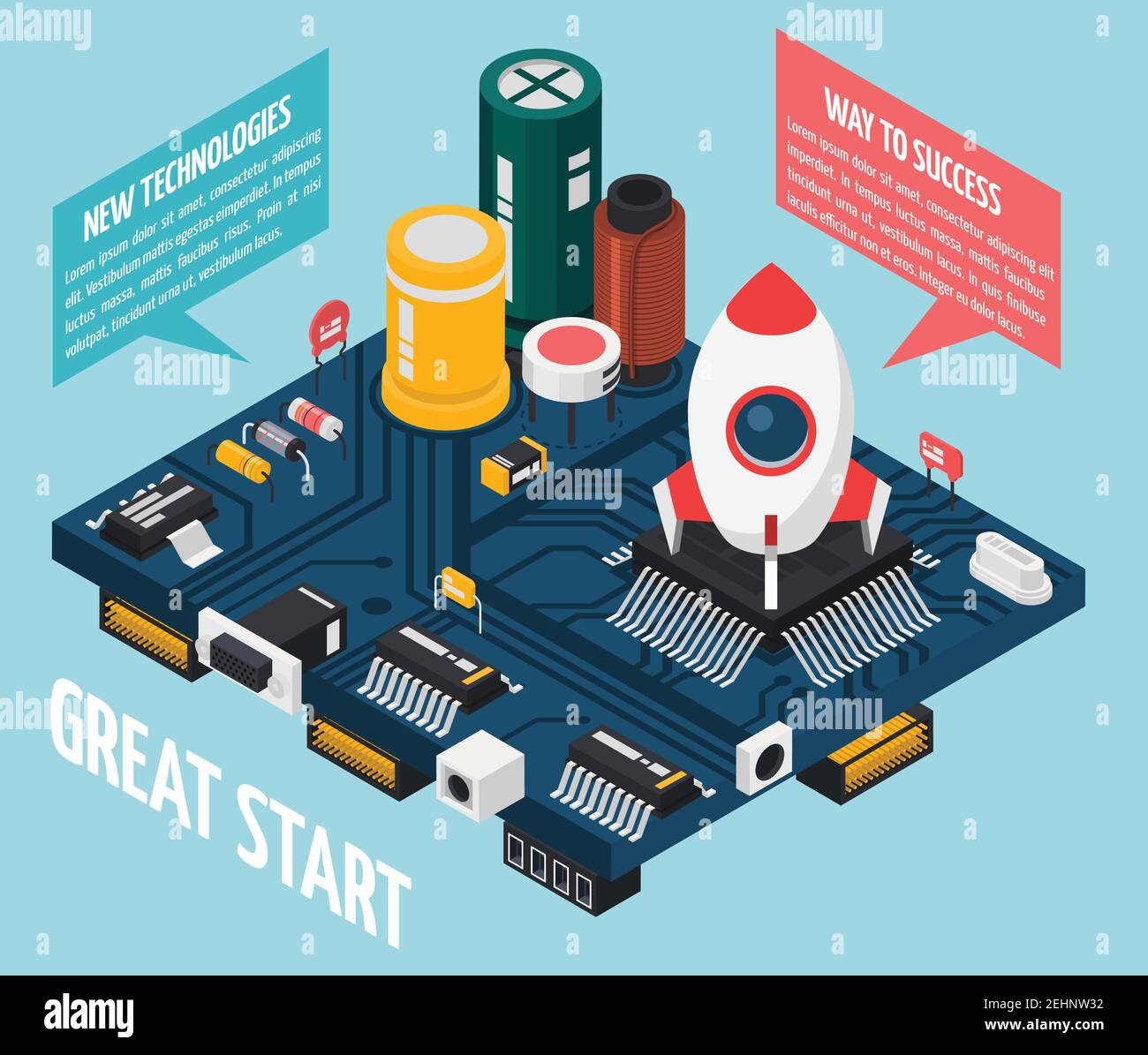 Rocket launch pad Stock Vector Images - Alamy