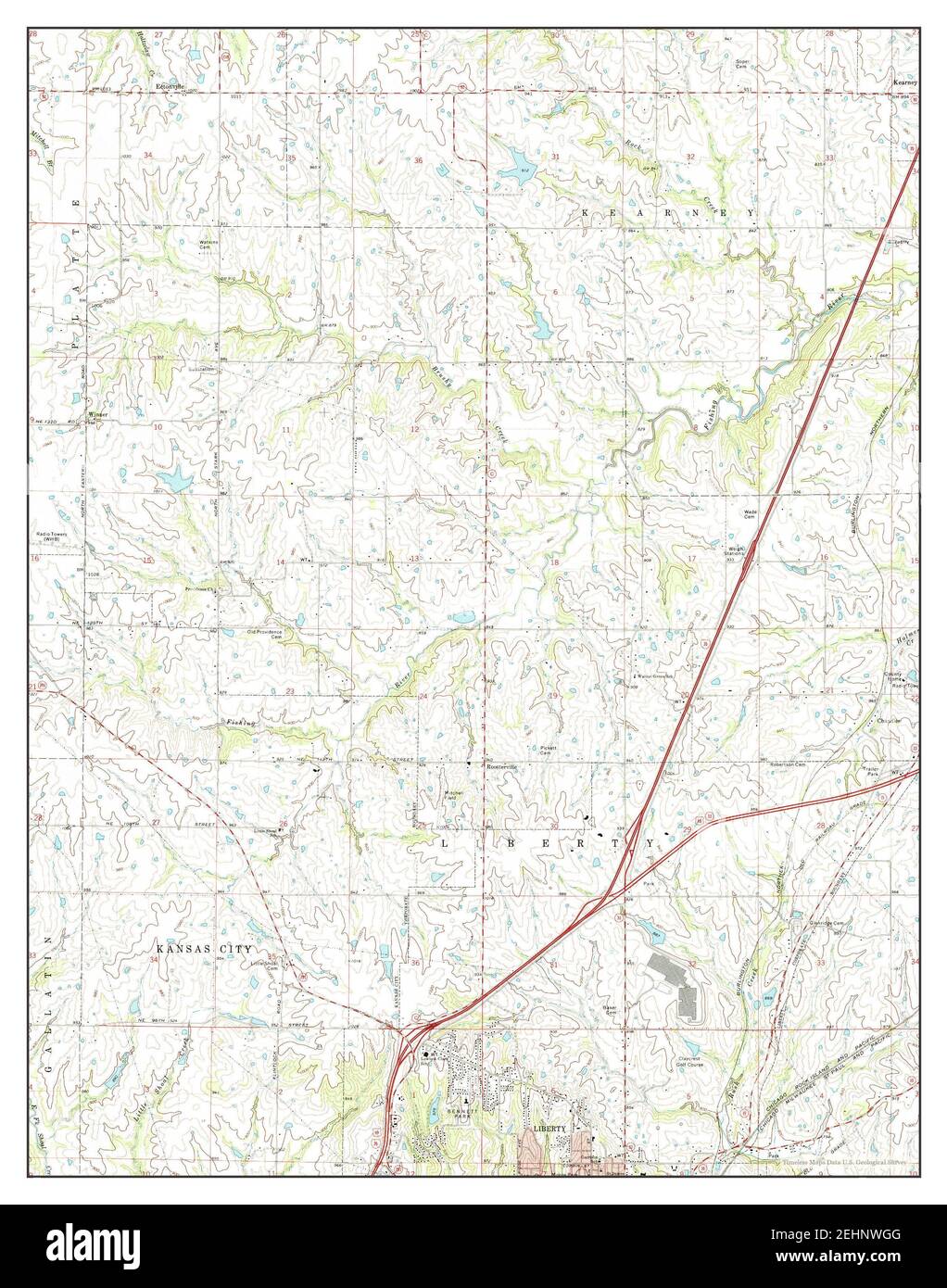 Map of kearney missouri hi-res stock photography and images - Alamy