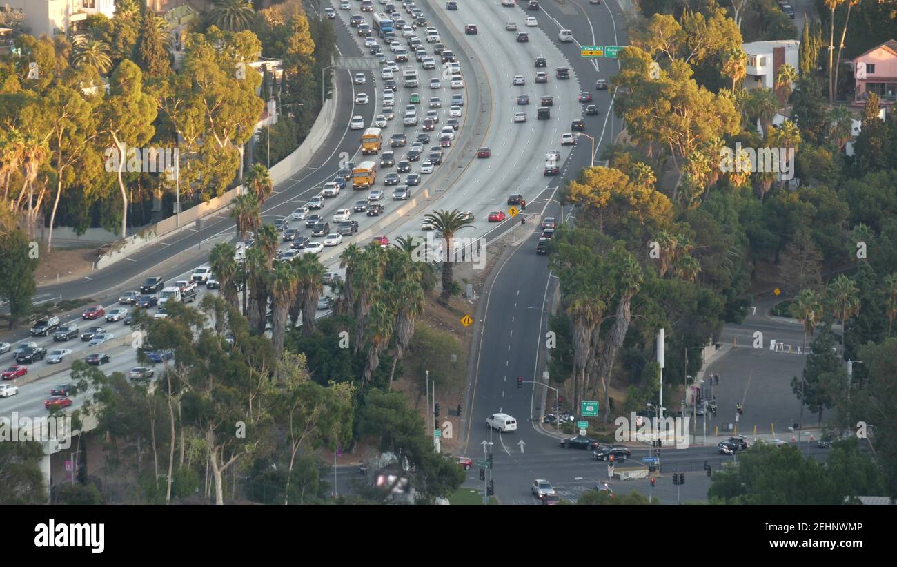 La freeway traffic jam hi-res stock photography and images - Alamy