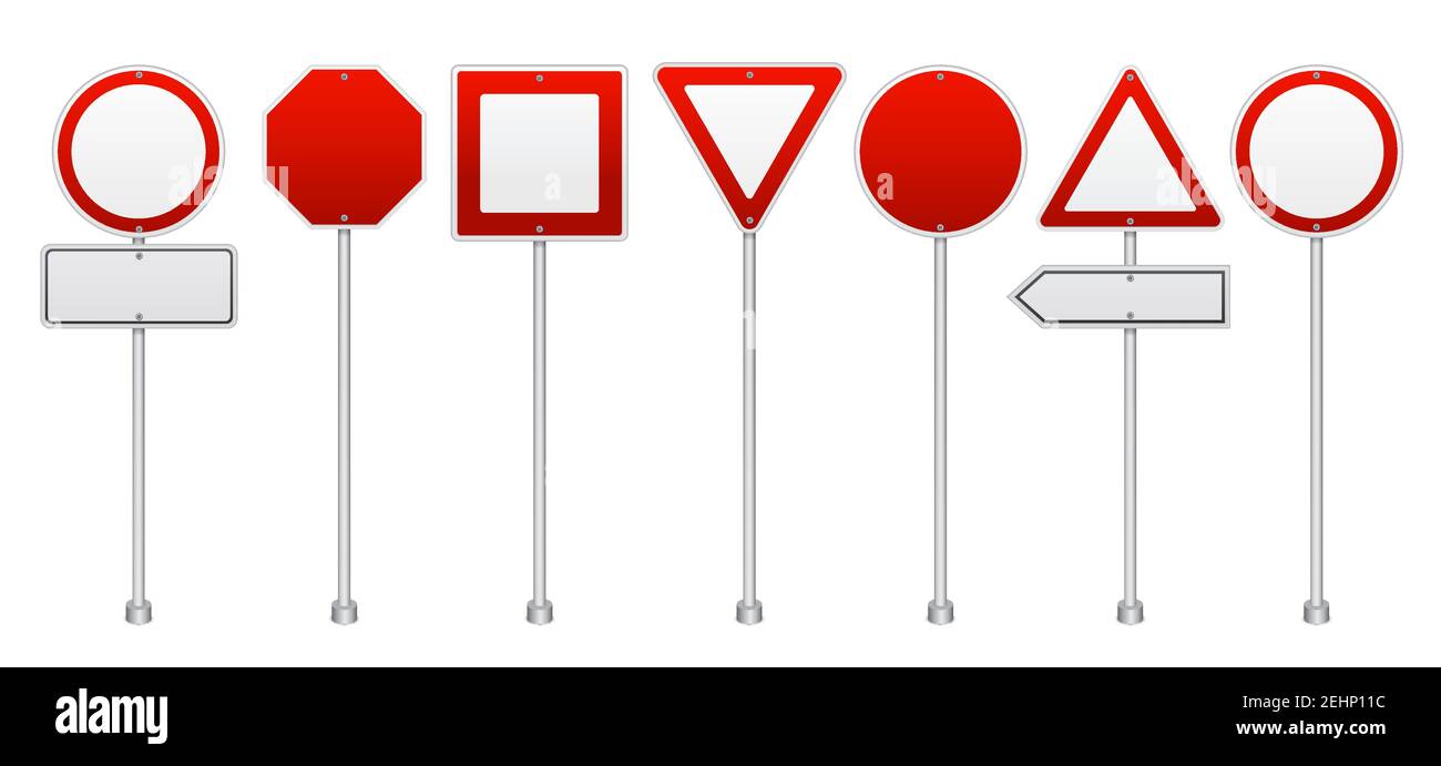 Blank Regulatory Signs