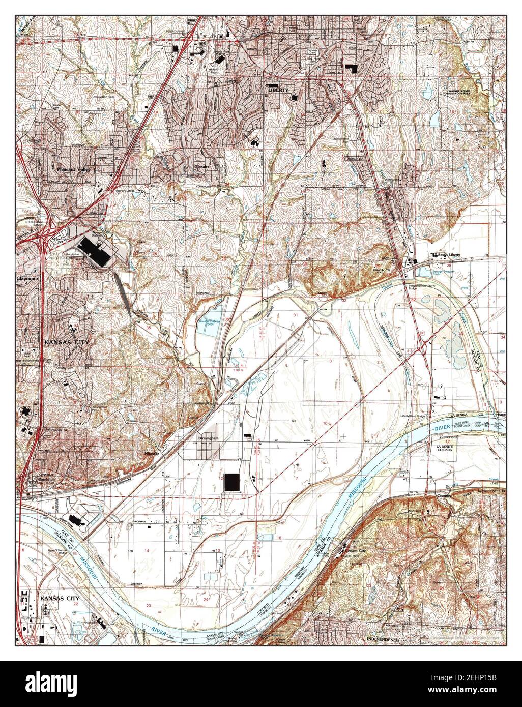 Liberty, Missouri, map 1996, 1:24000, United States of America by ...