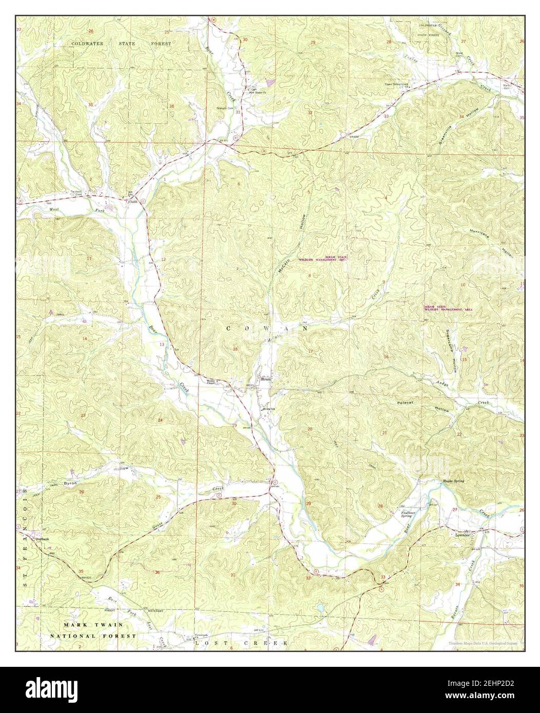 Lowndes county map hi-res stock photography and images - Alamy