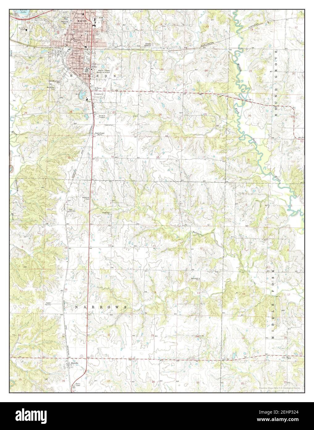Macon, Missouri, map 1971, 1:24000, United States of America by ...
