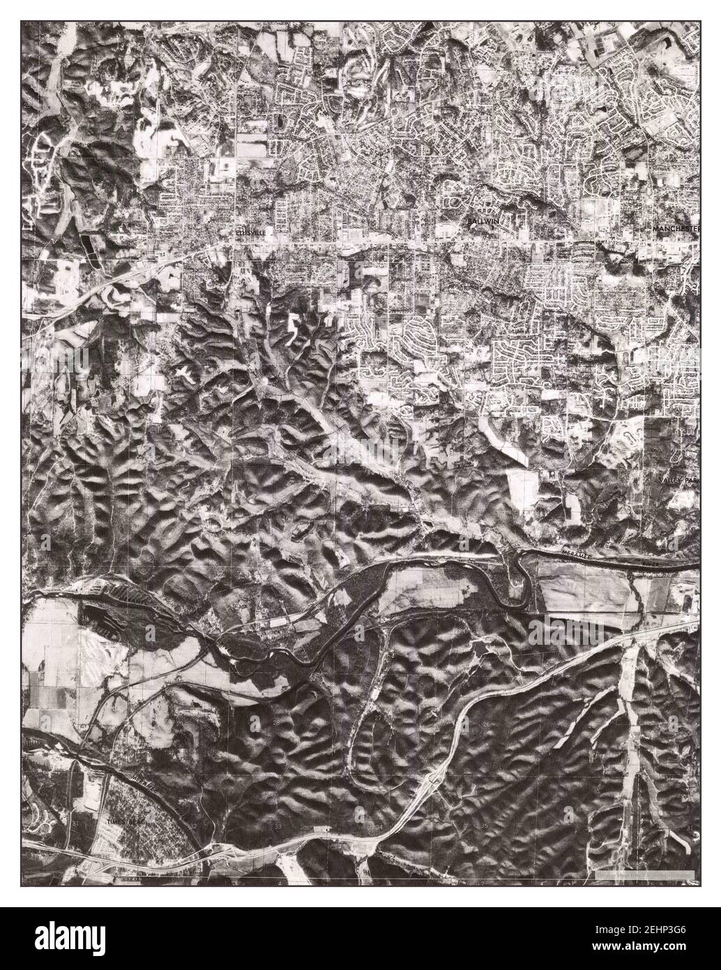 Manchester, Missouri, map 1979, 1:24000, United States of America by ...