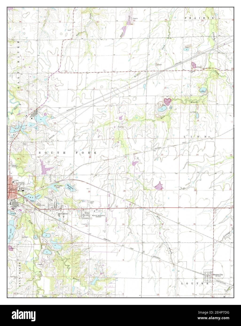 Mexico East, Missouri, map 1972, 1:24000, United States of America by ...