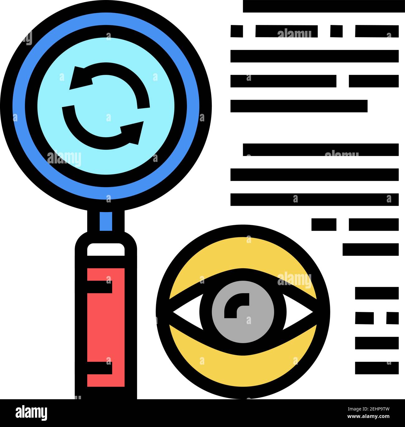 recheck expert color icon vector illustration Stock Vector Image & Art ...