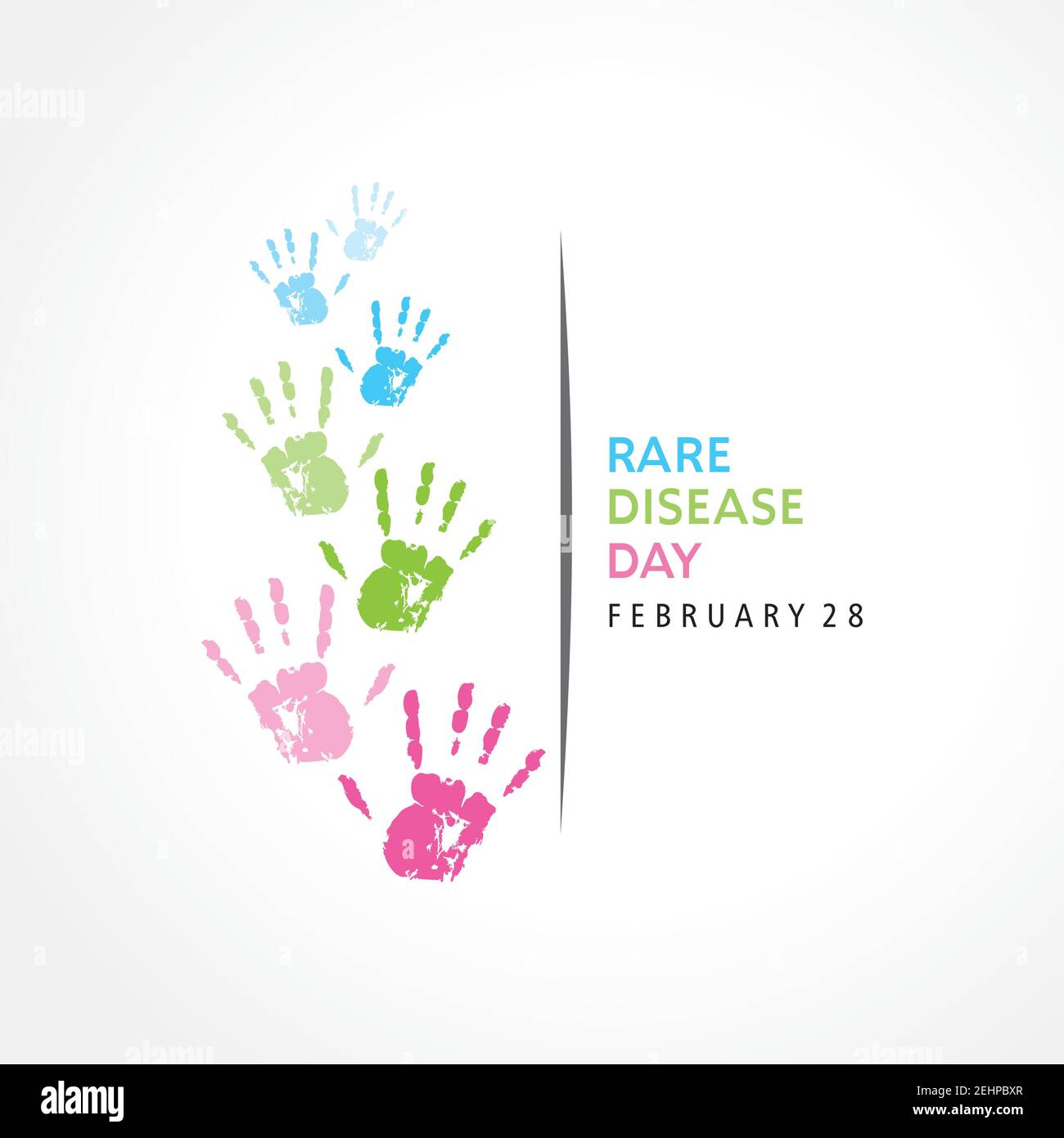 Illustration Of Rare Disease Day observed on February 28 Stock Vector ...