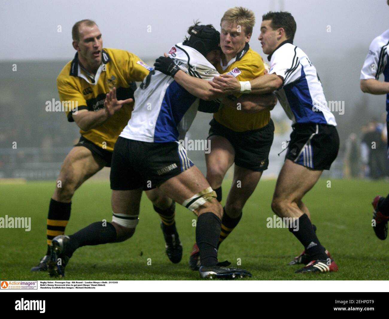 Danny Grewcock Bath V Wasps High Resolution Stock Photography and ...