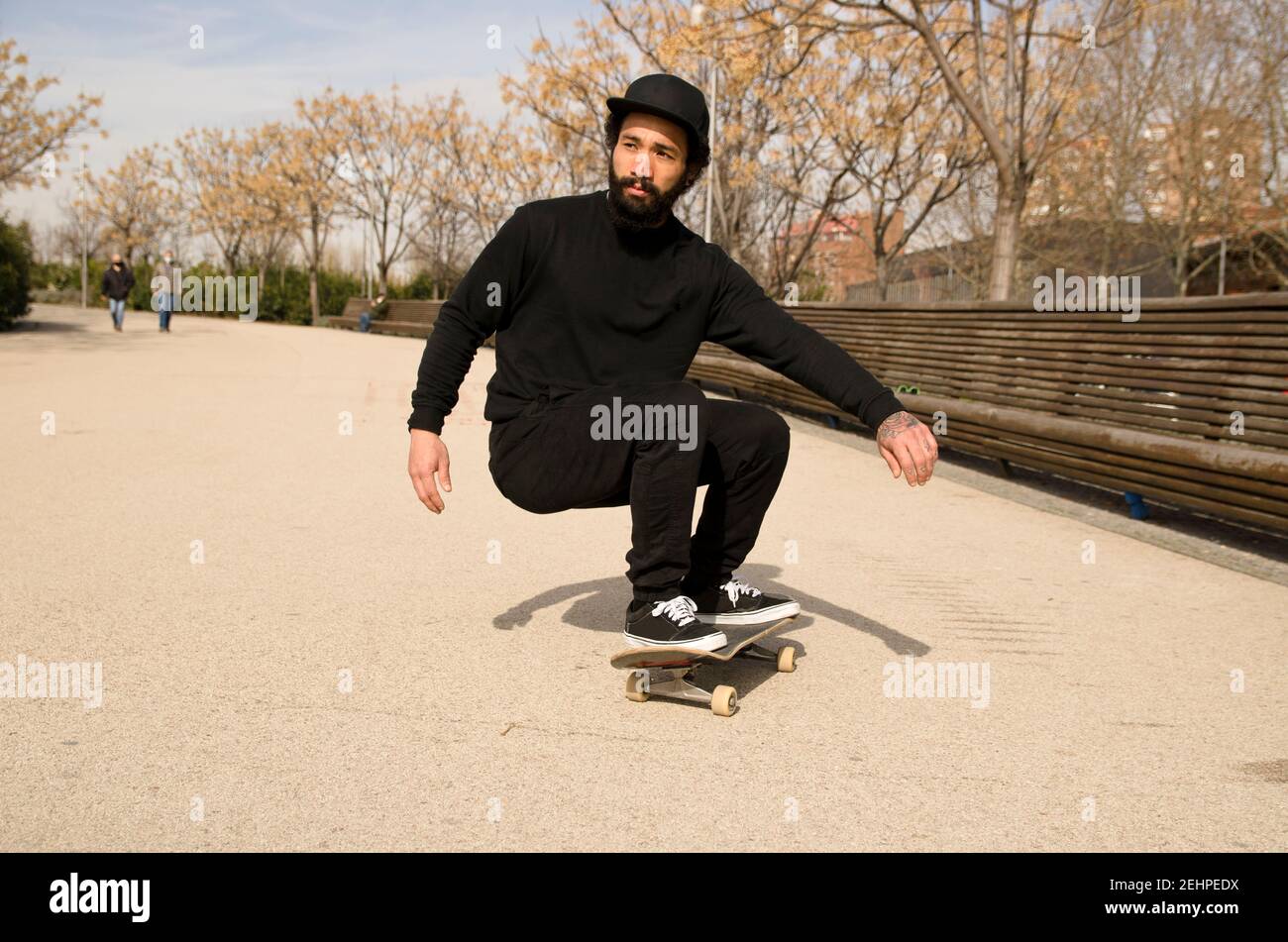 Man Skateboarder Lifestyle Hipster Concept Stock Photo - Alamy