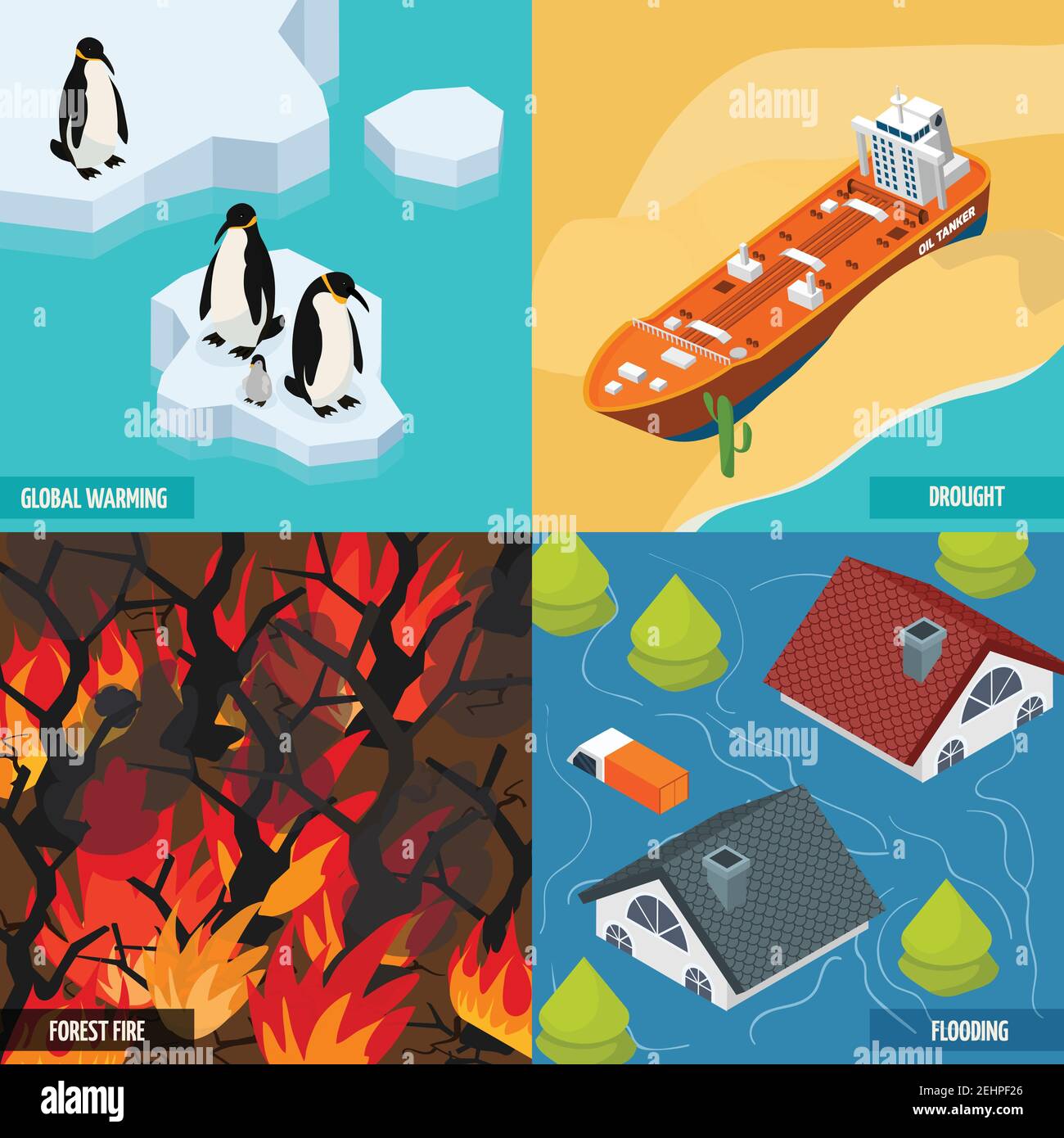 Ship wildfire Stock Vector Images - Alamy