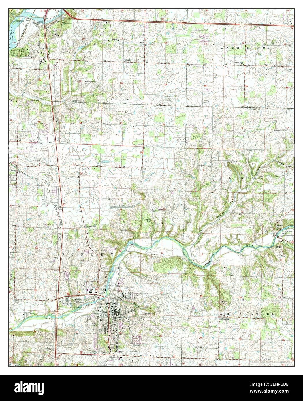 Map Of Ozark High Resolution Stock Photography and Images - Alamy