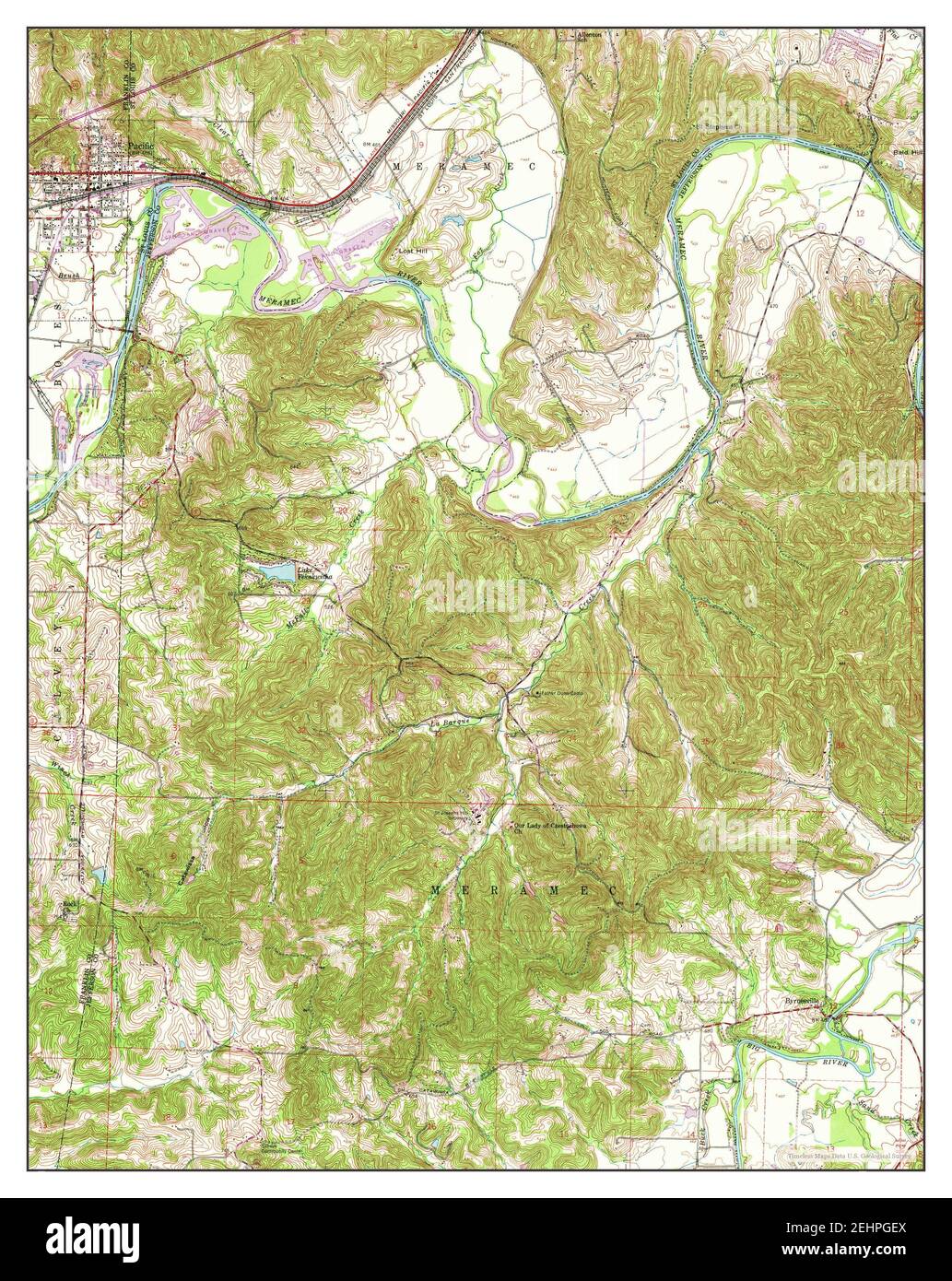 Old pacific map Cut Out Stock Images & Pictures - Alamy