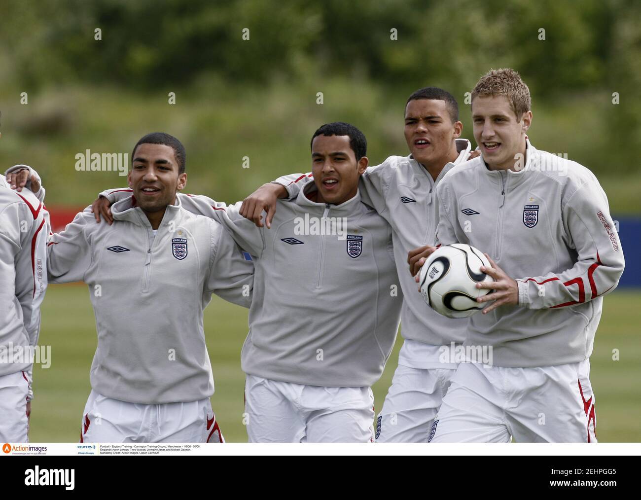 Aaron lennon and michael dawson hi-res stock photography and images - Alamy