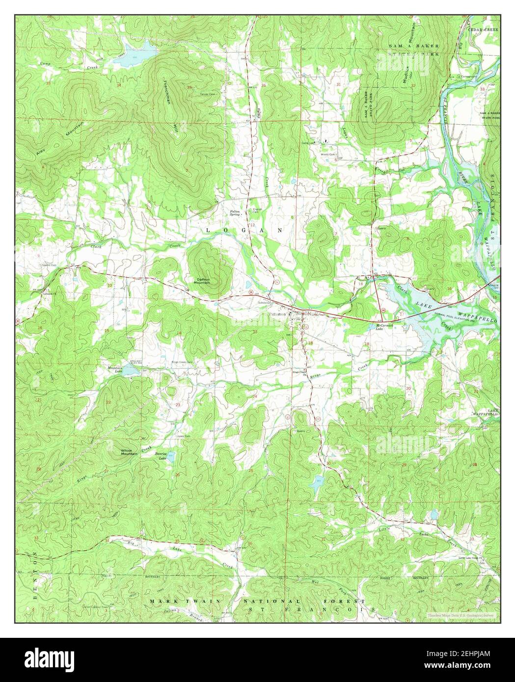 Map of patterson missouri hi-res stock photography and images - Alamy
