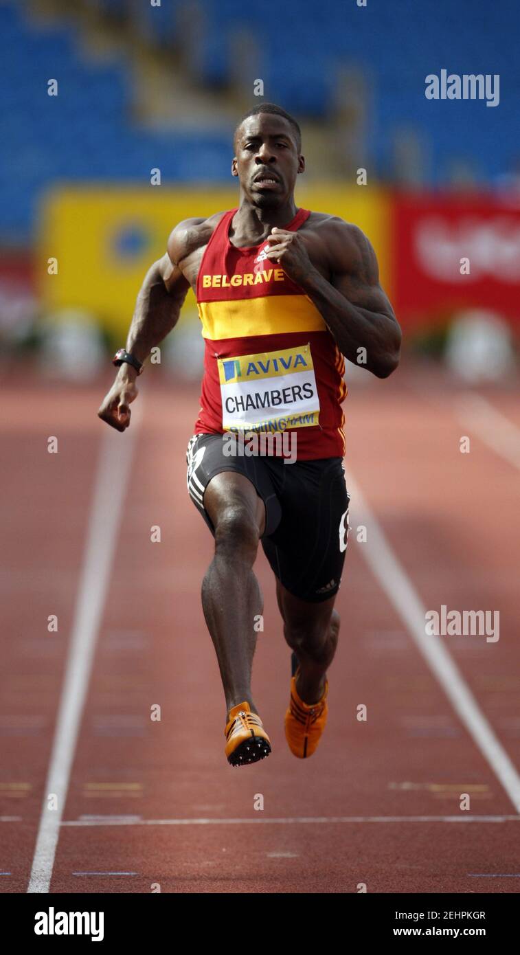 Competes in the 100m heats hi-res stock photography and images - Alamy