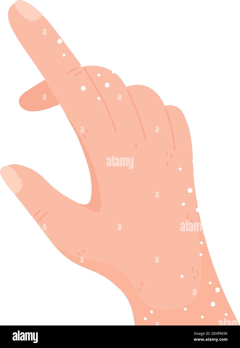 hand index finger pointing vector illustration isolated Stock Vector ...