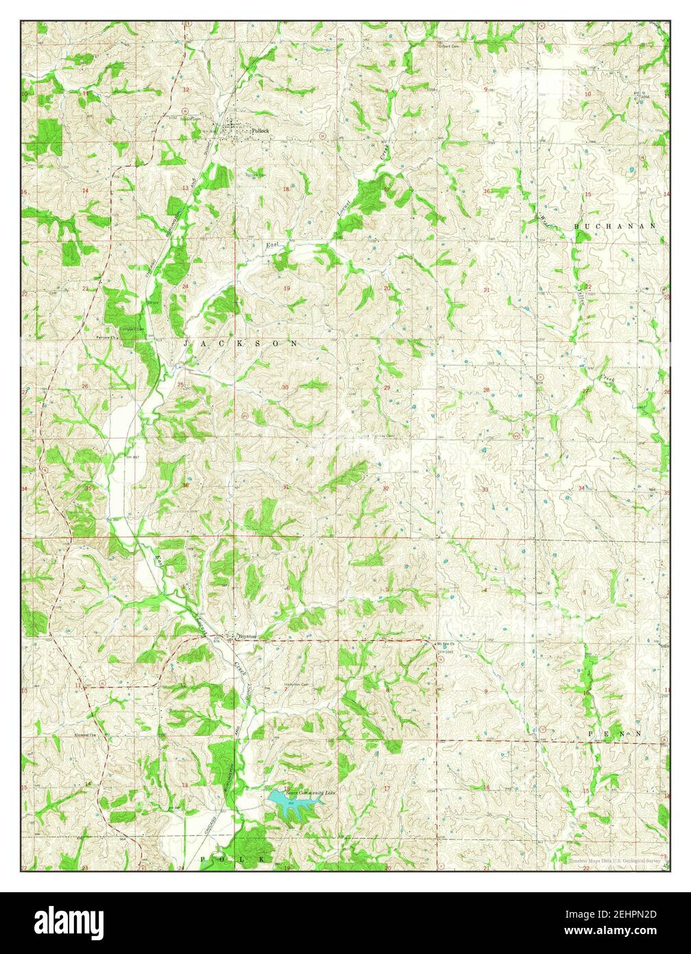 Pollock map hi-res stock photography and images - Alamy