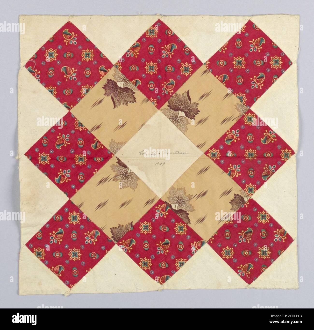 Patchwork Square, 1849 Stock Photo - Alamy