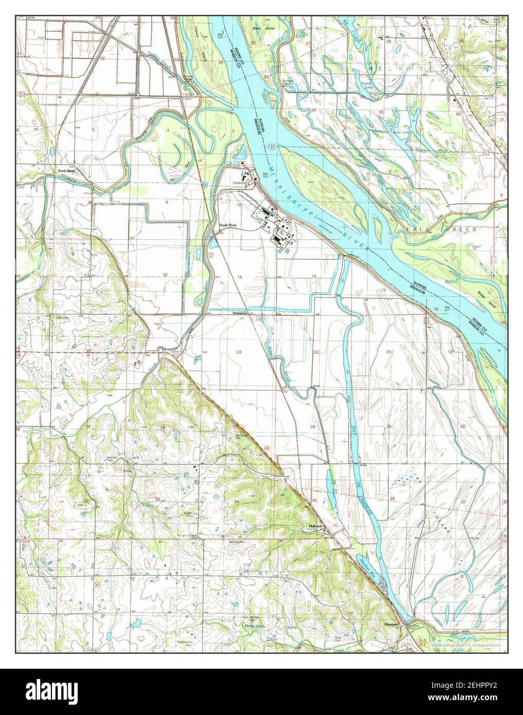 Quincy SW, Missouri, map 1996, 1:24000, United States of America by ...
