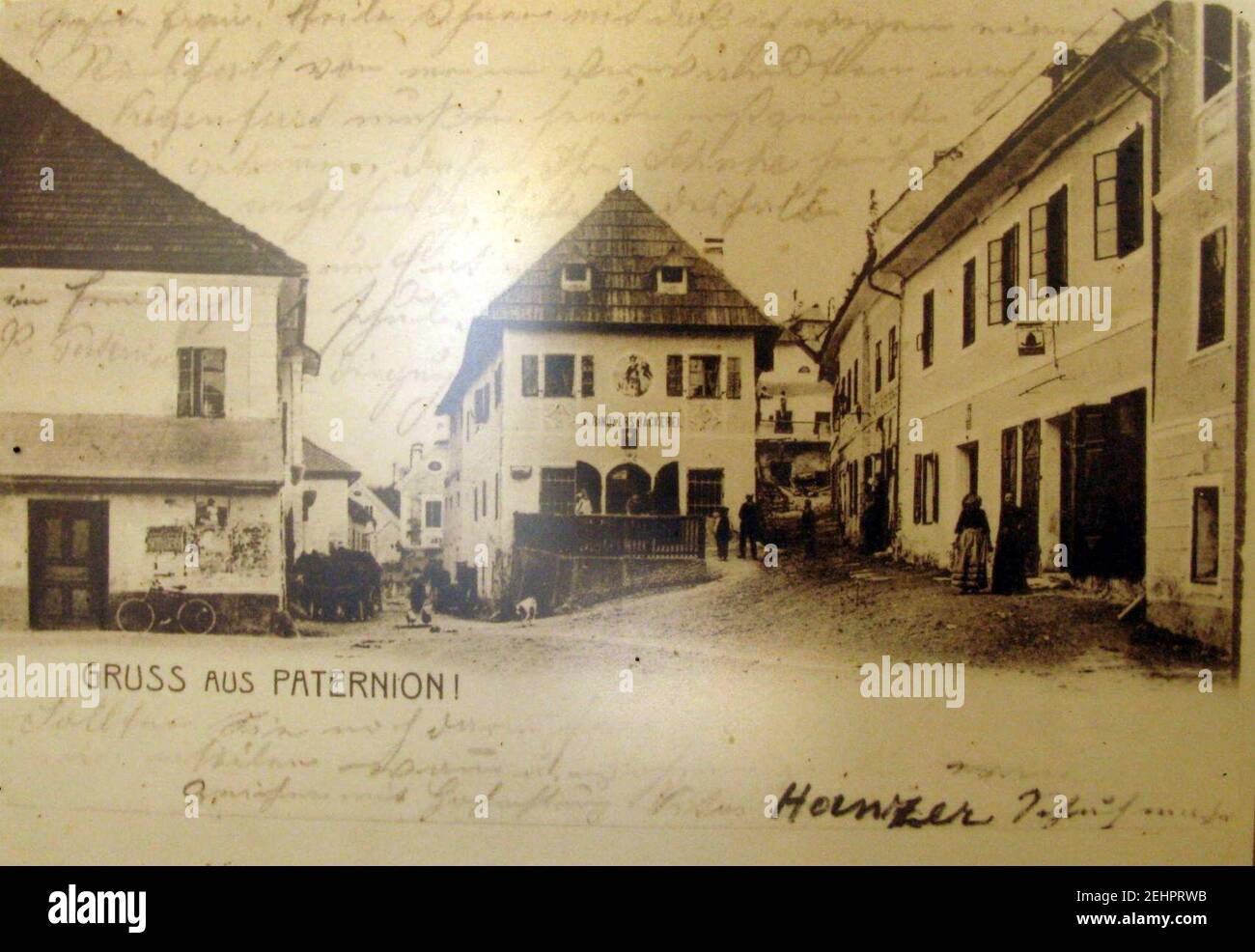 Paternion Ort 1900 Stock Photo - Alamy