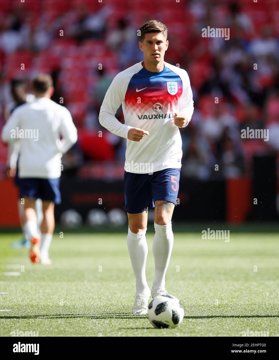 Englands john stones before international friendly wembley stadium hi ...