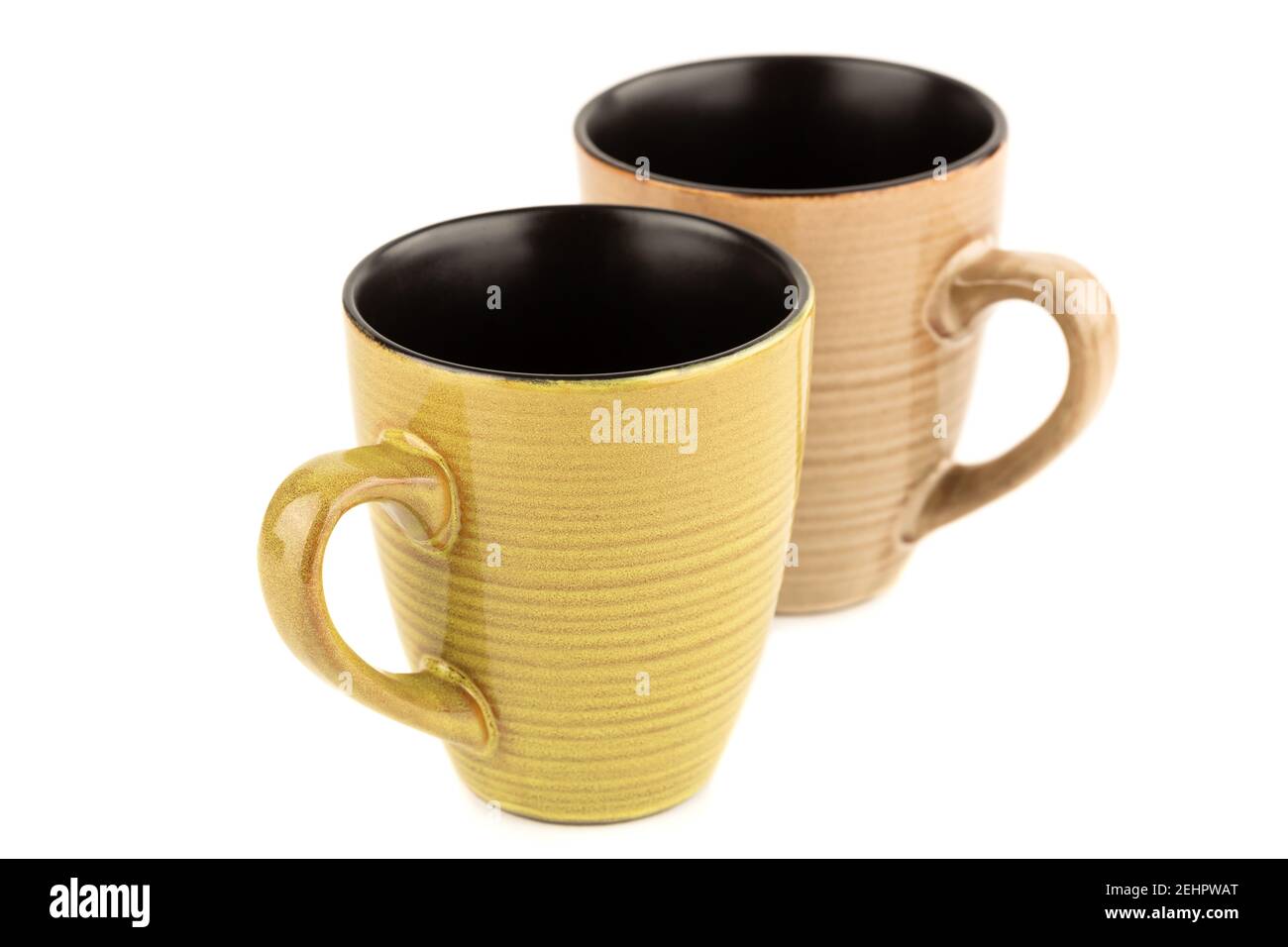 Two ceramic cups on Cut Out Stock Images & Pictures - Alamy