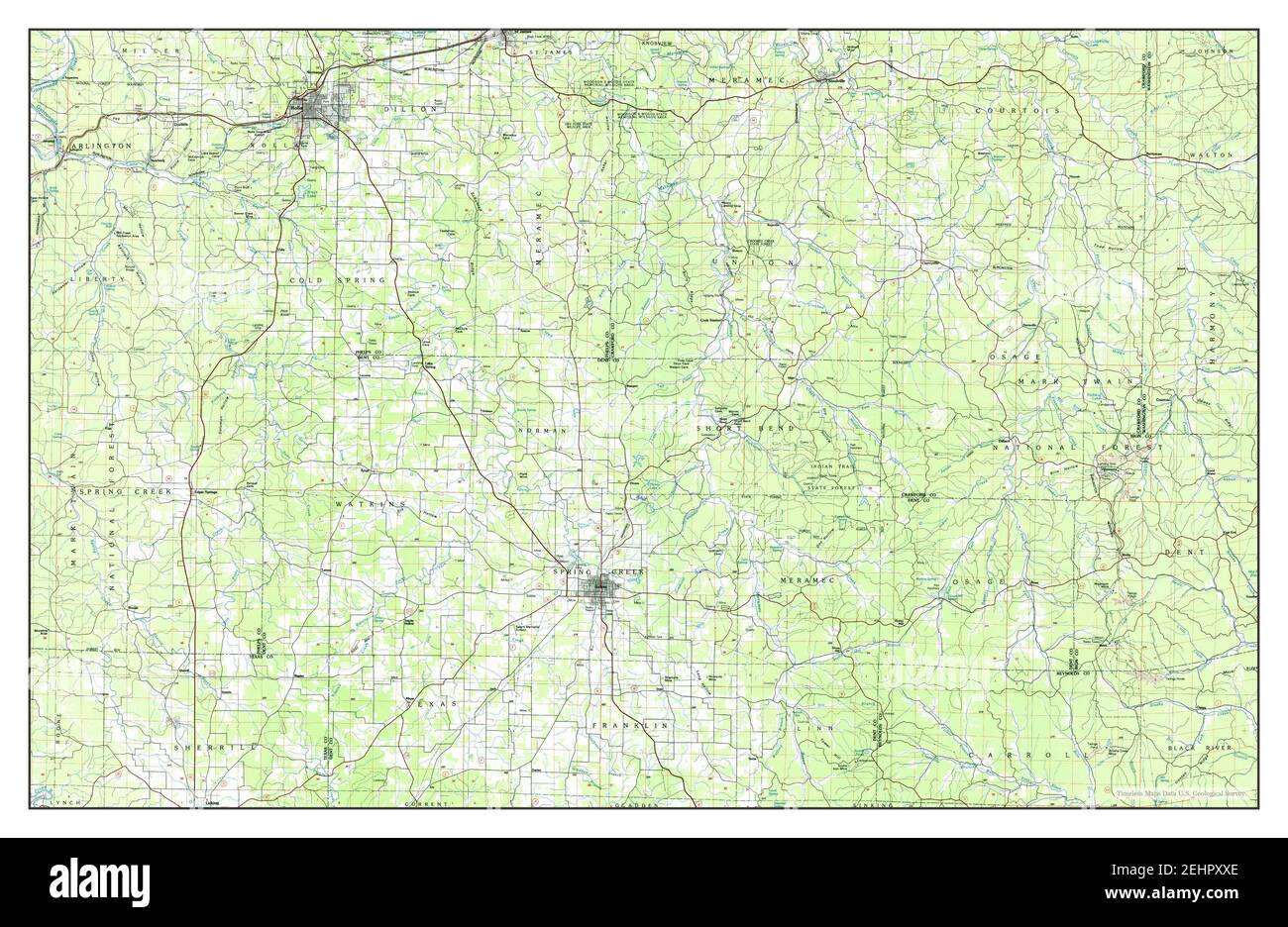 Rolla, Missouri, map 1986, 1:100000, United States of America by ...