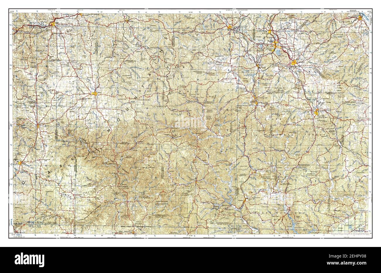 Map of rolla hi-res stock photography and images - Alamy