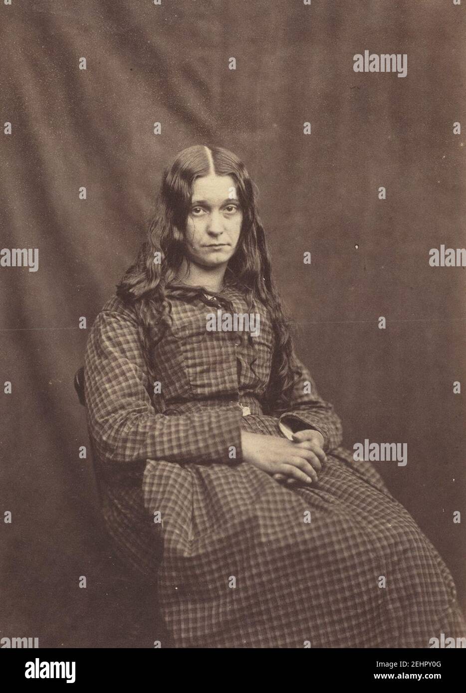 Patient, Surrey County Lunatic Asylum B (H.W. Diamond Stock Photo - Alamy
