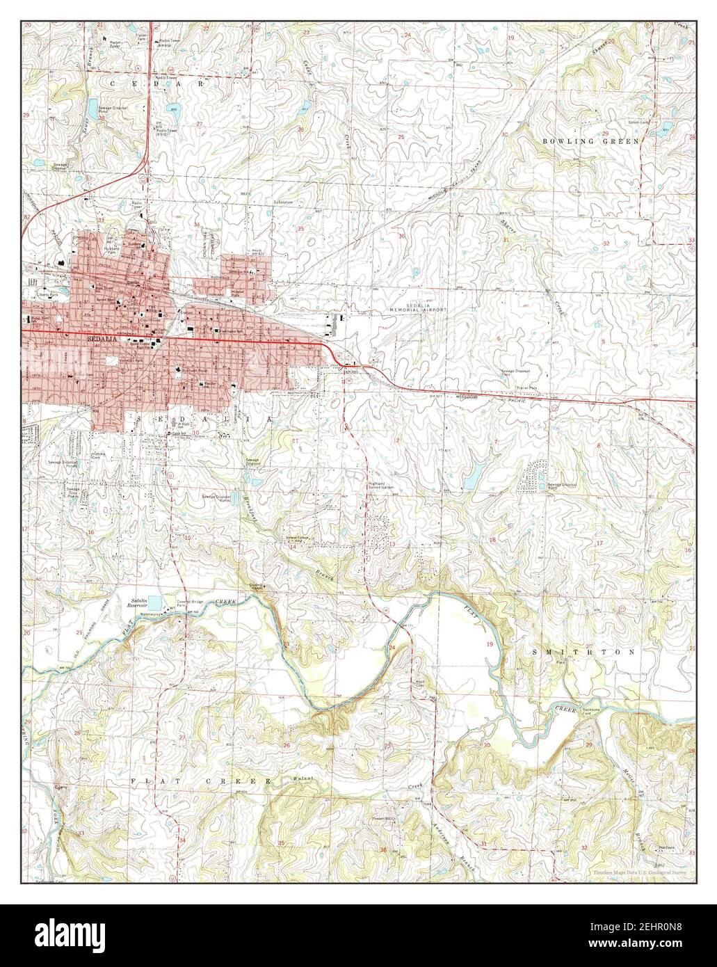 Map of sedalia missouri hi-res stock photography and images - Alamy