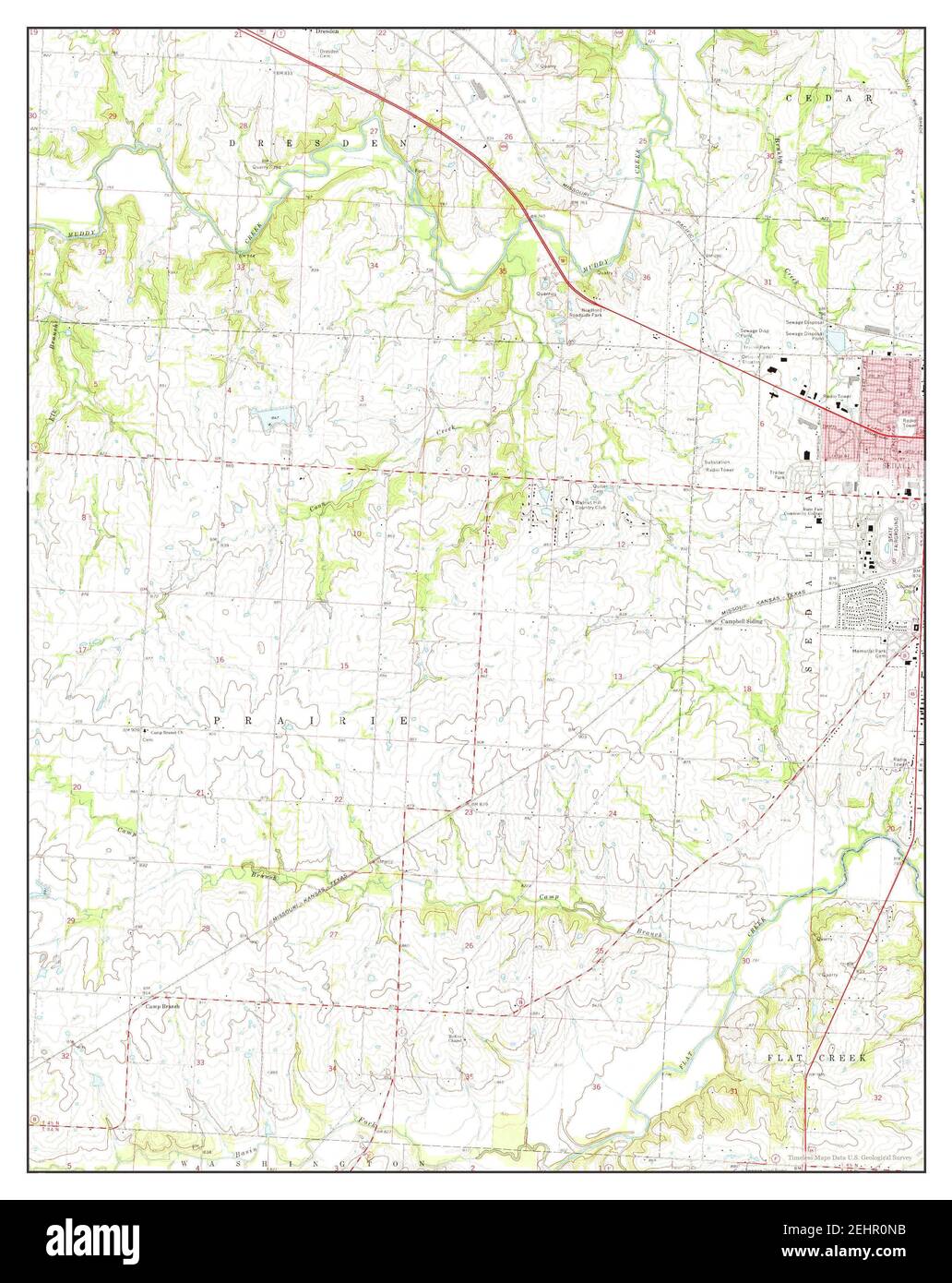 Sedalia West, Missouri, map 1973, 1:24000, United States of America by ...