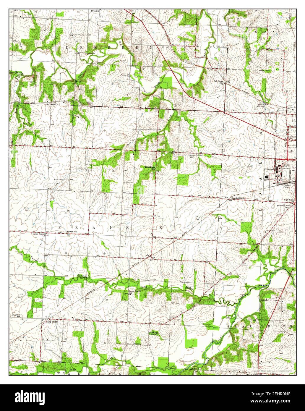 Map of sedalia hi-res stock photography and images - Alamy