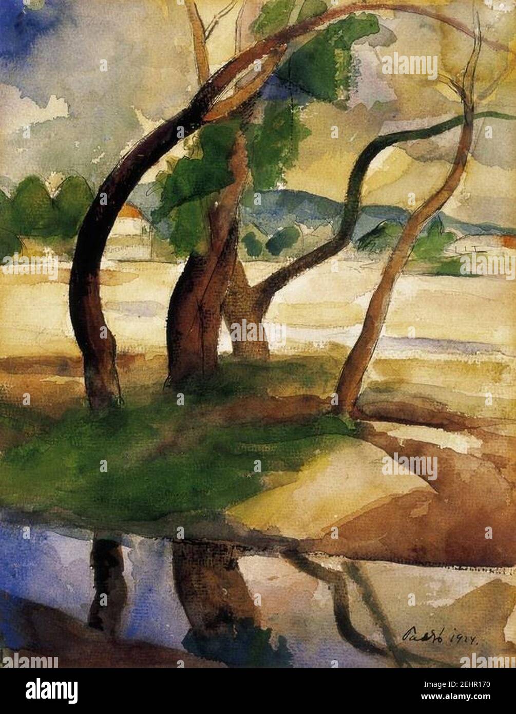 Patkó Trees 1924 Stock Photo - Alamy