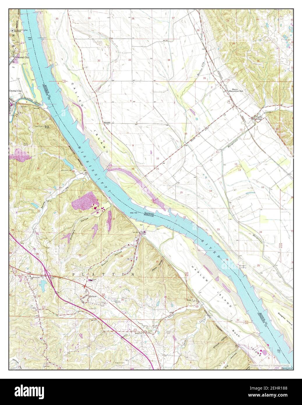 Selma, Missouri, map 1964, 1:24000, United States of America by ...