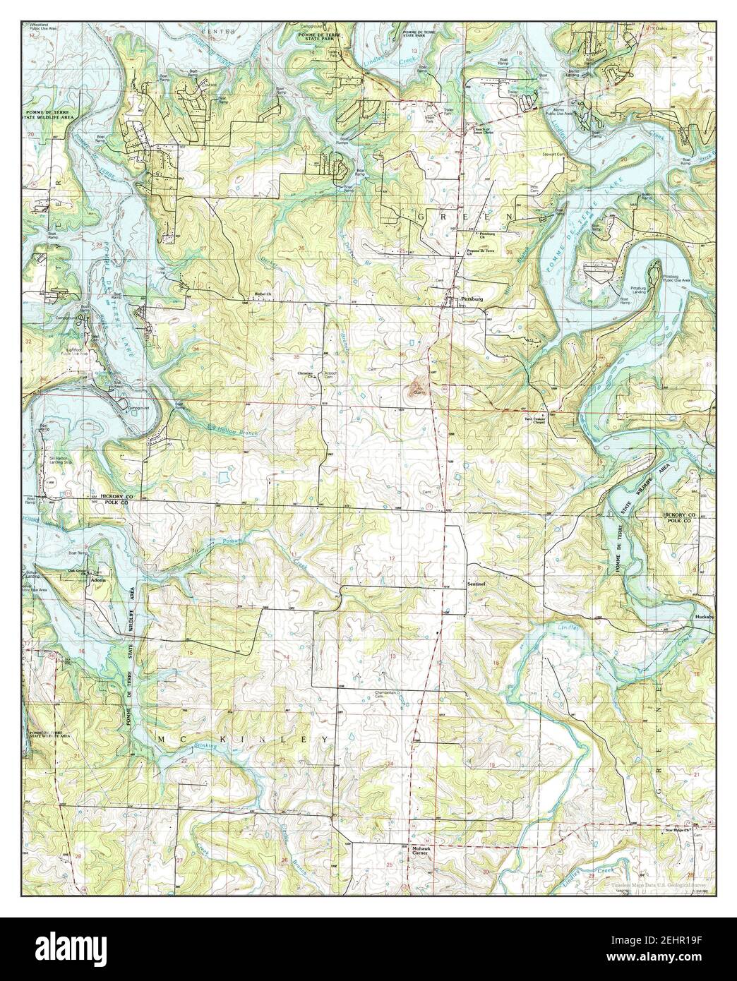 Sentinel, Missouri, map 1991, 1:24000, United States of America by ...