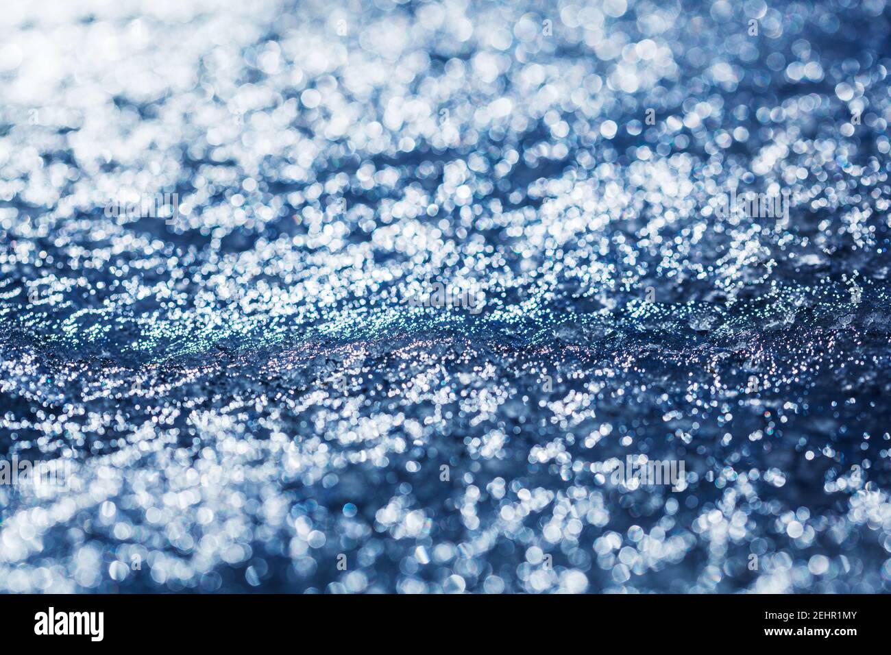Blue ice background Stock Photo - Alamy