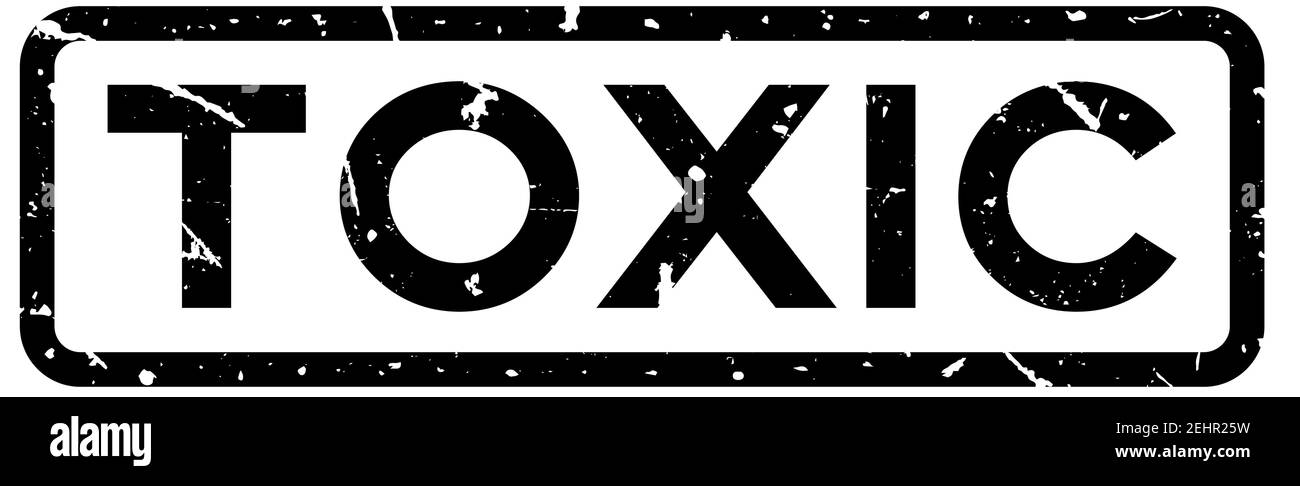 Grunge black toxic word square rubber seal stamp on white background Stock Vector Image & Art ...