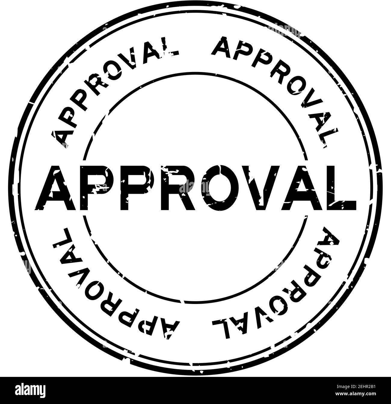 Quality control approved stamp signature Stock Vector Images - Alamy