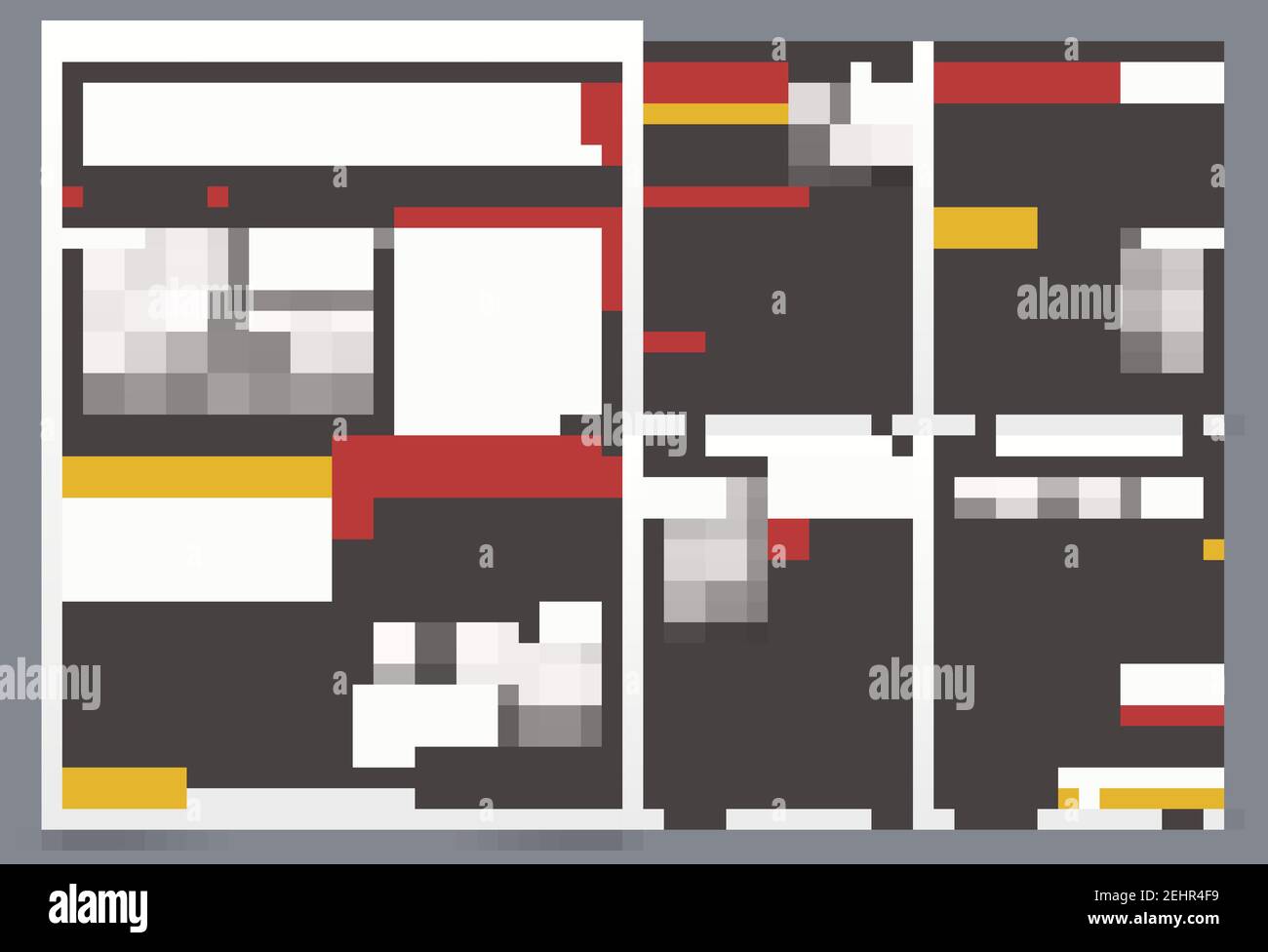 Newspaper pages template design with world breaking news economy ...