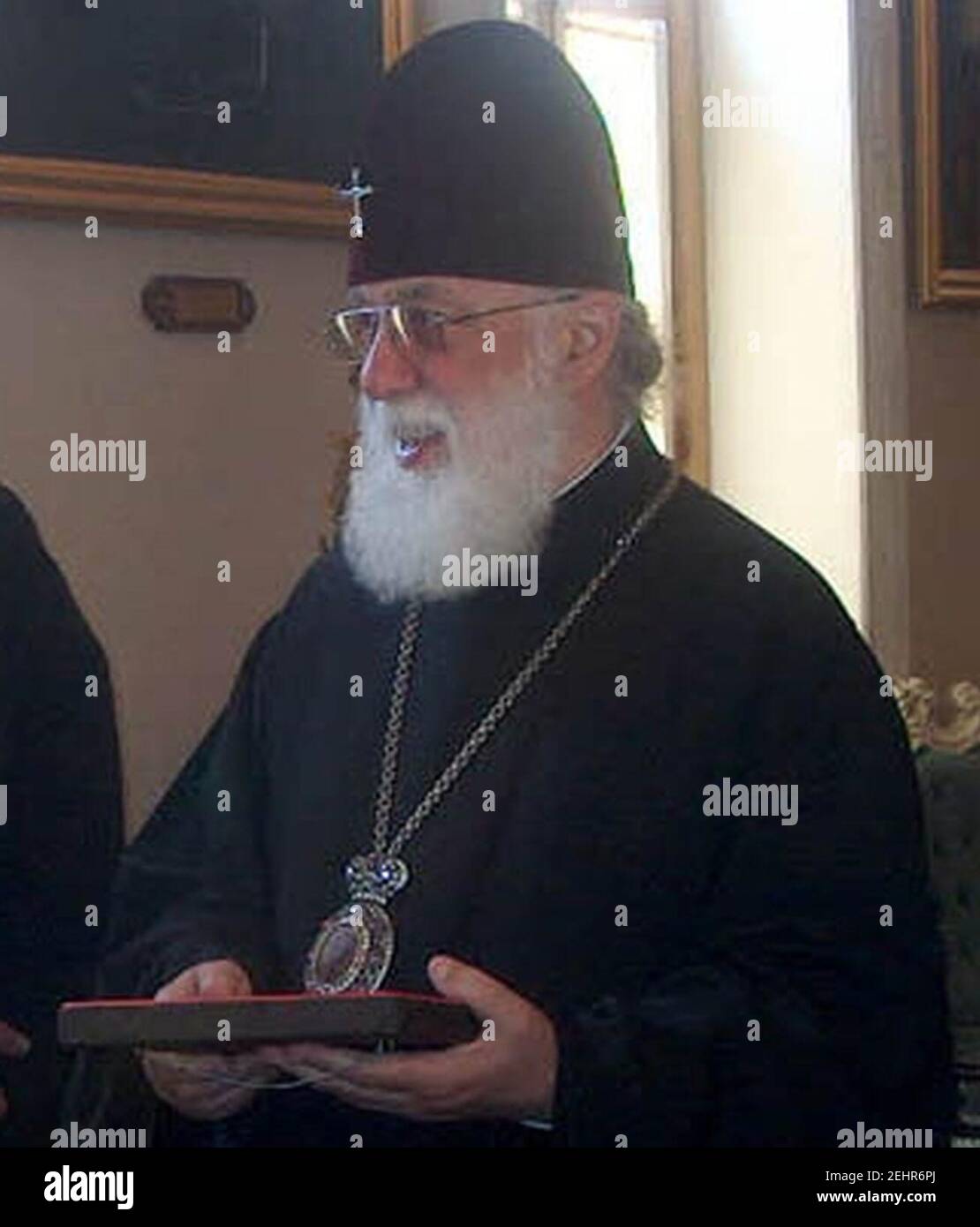 Patriarch Ilia II Stock Photo - Alamy